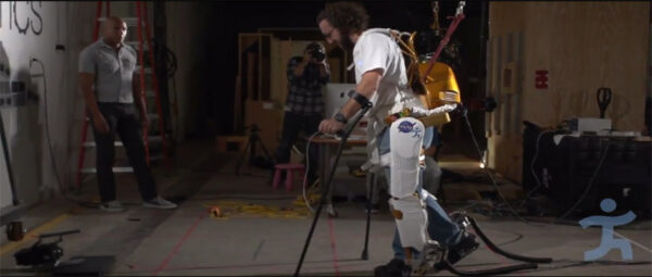 NASA's X1 Gets Powered Ankles Technology Exoskeleton Report