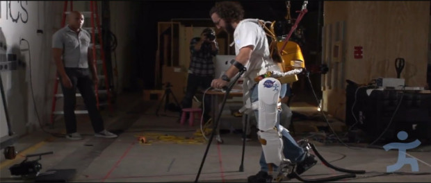 NASA's X1 Gets Powered Ankles Technology Exoskeleton Report