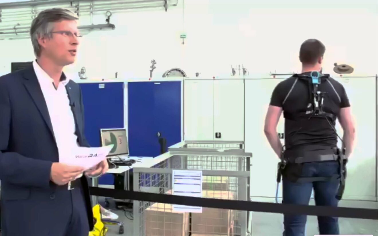Laevo Flex Unveiled at WearRAcon Europe 2021 Industrial Exoskeleton Report