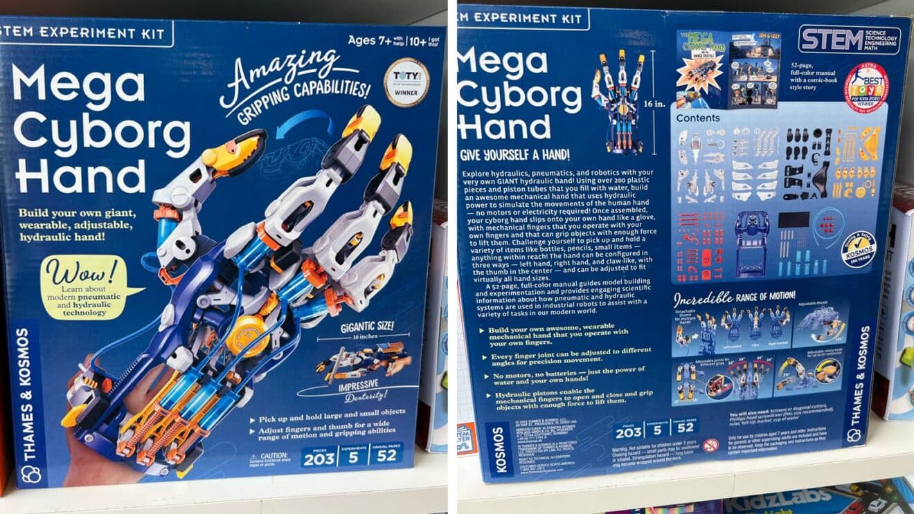 Can An 8 Year Old Build An Exo? KOSMOS Cyborg Hand Kit For Kids ...