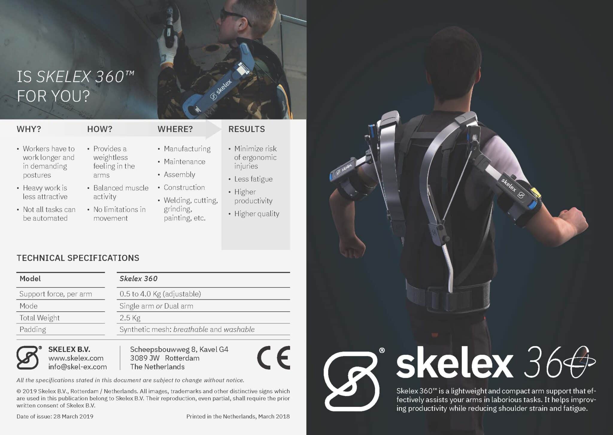 Skelex 360 - Exoskeleton Report