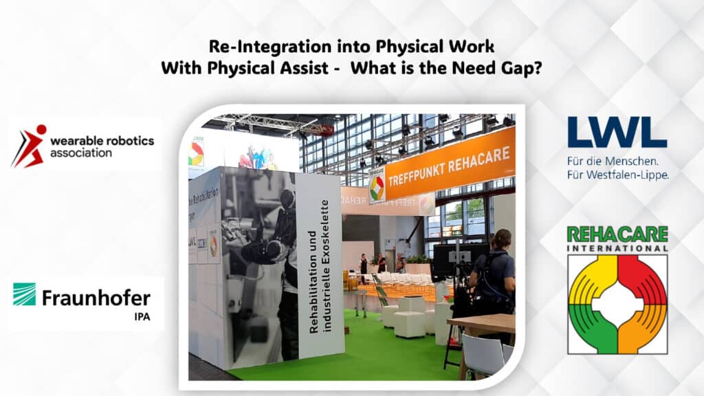 Re-Integration Into Physical Work Symposium at REHACARE 2024 ...