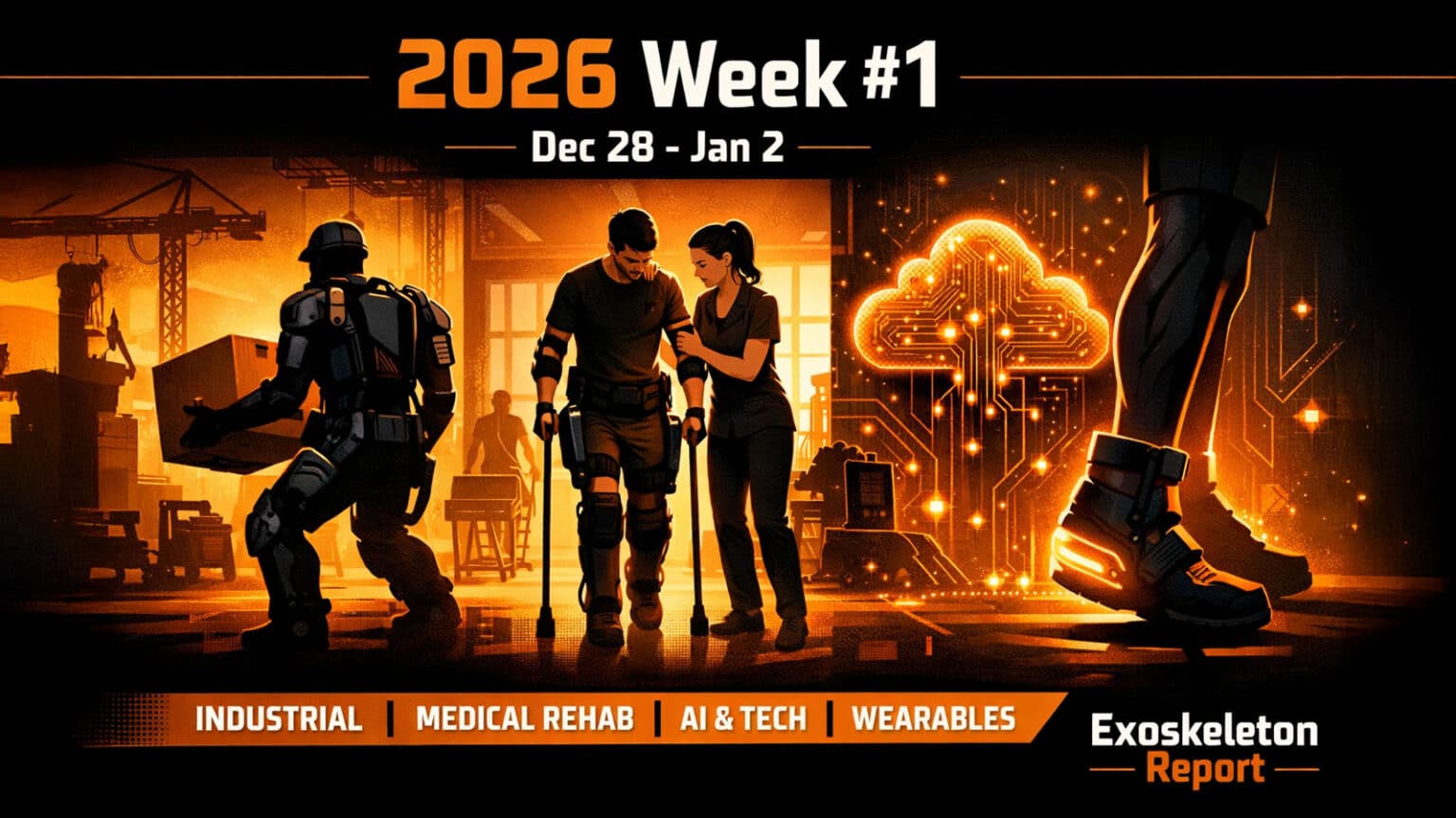 Exoskeleton Related News Dec 28 through Jan 2, Week 1, 2026; Happy New ...