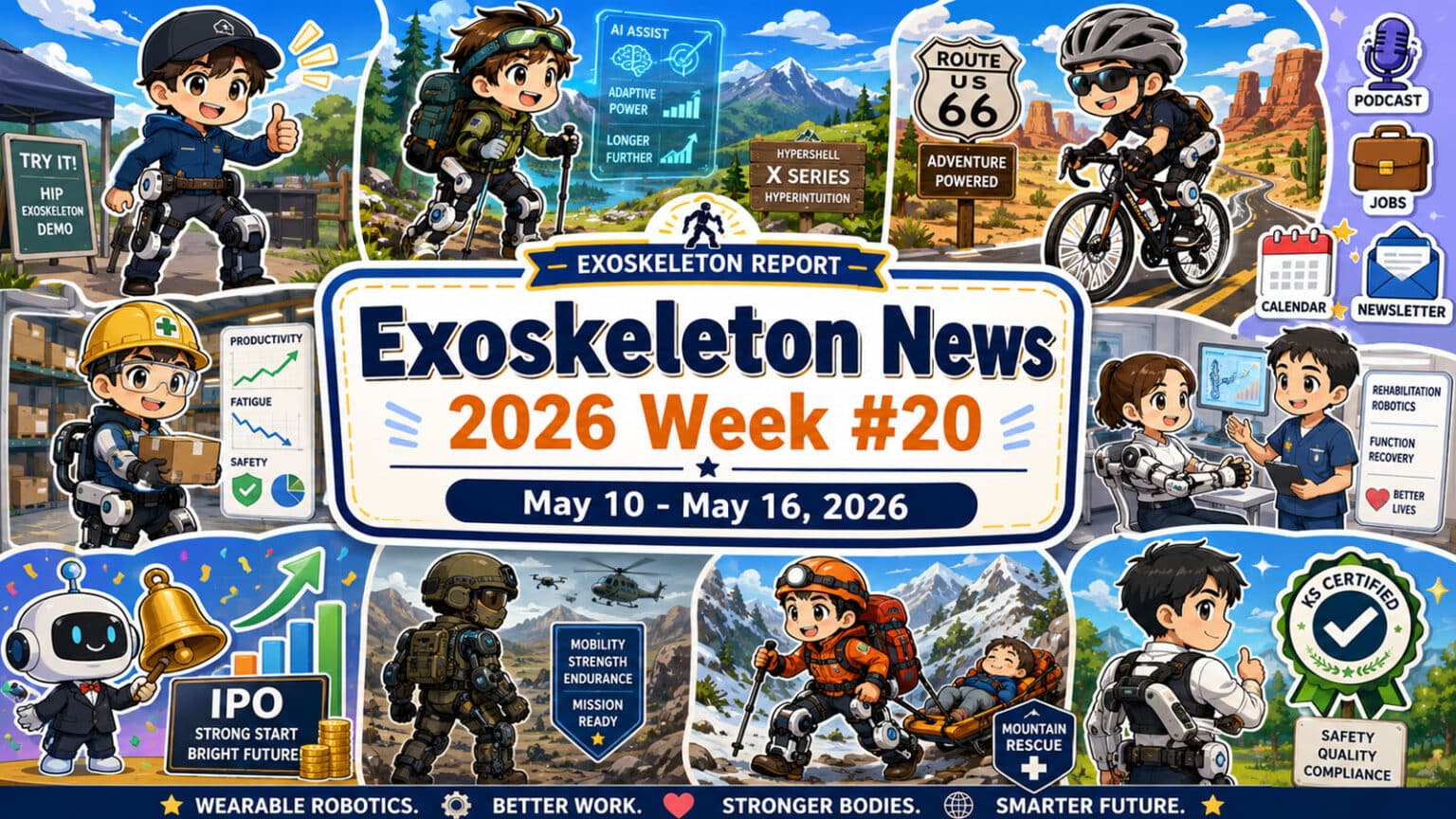 Exoskeleton News, May 16, 2026 - Week 20 - New consumer exoskeletons ...